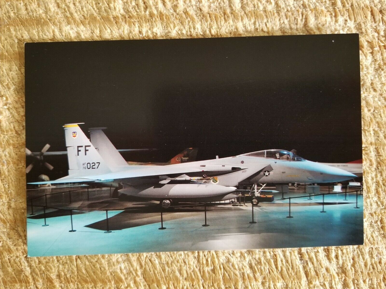 Mcdonnell-Douglas F-15A Eagle.Military Aircraft Stats Postcard*P58 ...