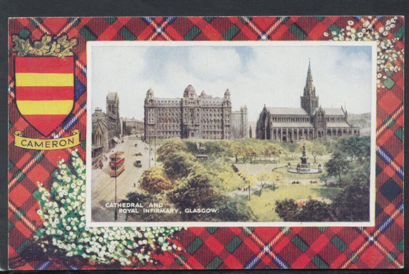 Scotland Postcard - Royal Infirmary, Glasgow - Cameron Tartan RS17393 ...