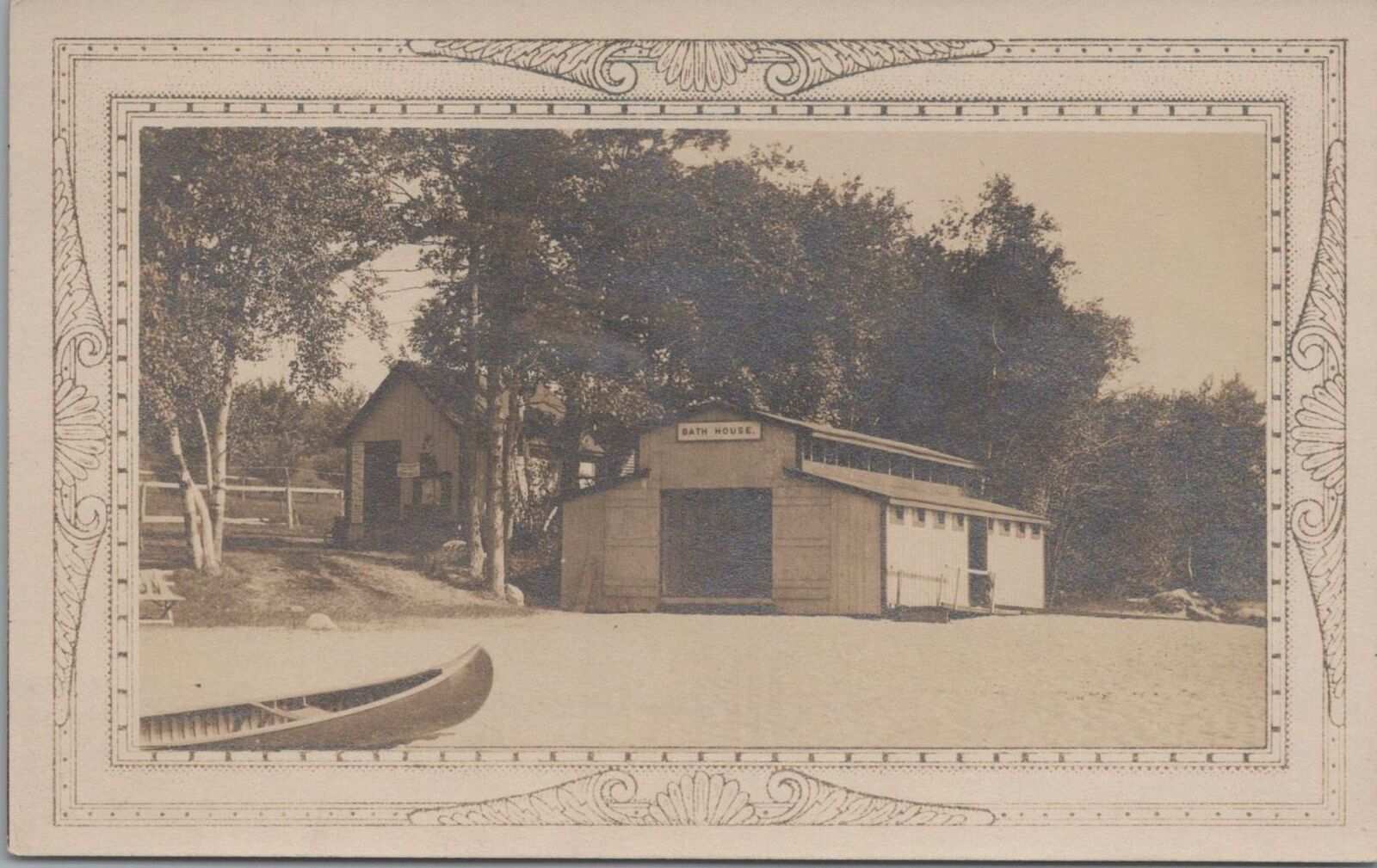 RPPC Postcard Americana Boat + Bath House c. 1920s | Other / Unsorted ...