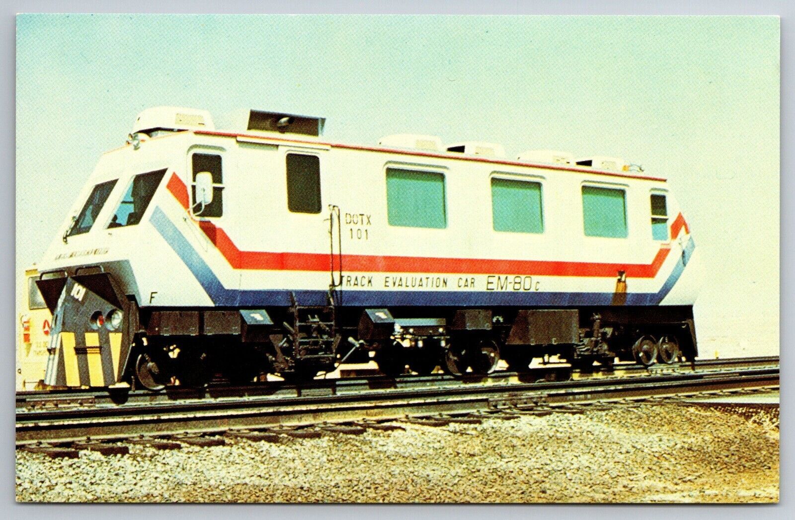 DOT Test Track DOTX 101 Track Evaluation Car Pueblo CO Postcard ...