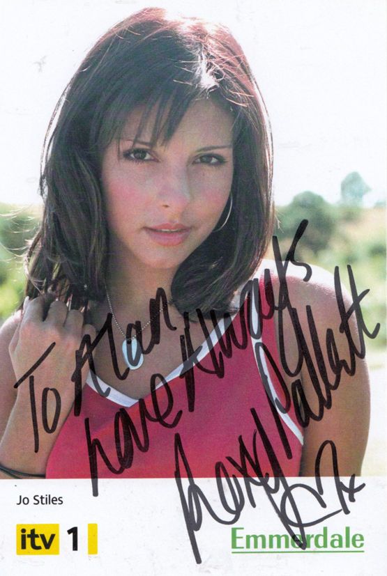 Jo Stiles Emmerdale Farm Hand Signed Cast Card | Worldwide, Postcard ...