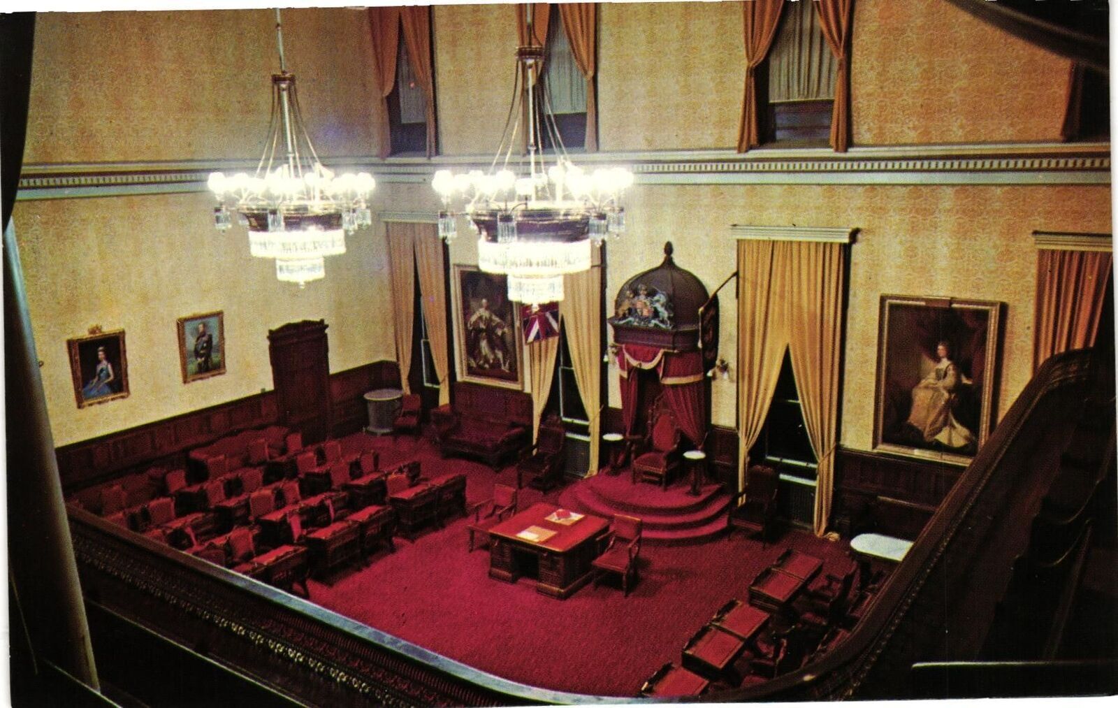 Vintage Postcard- Assembly Chamber of the Legislative Building, New ...