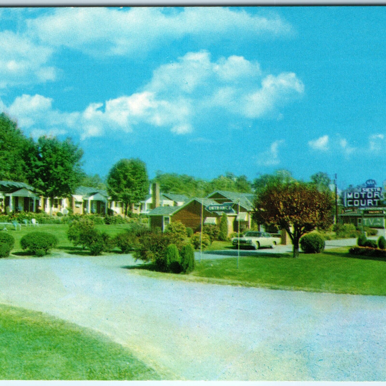 c1960s Charlottesville, VA Siesta Motor Court Restaurant AAA Vtg Chrome ...