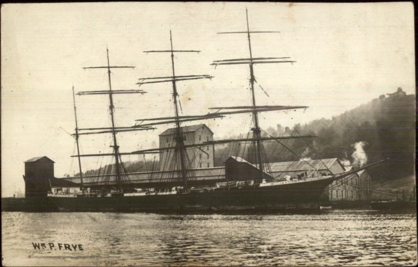 AUSTRALIA American Ship William P. Frye Sunk by Germans 1915 PRE ...