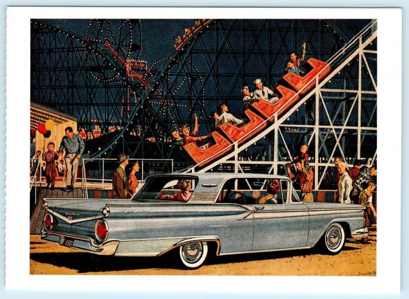 MUSEUM of ADVERTISING, London ~1959 FORD GALAXIE Roller Coaster 4¾"x6½ ...