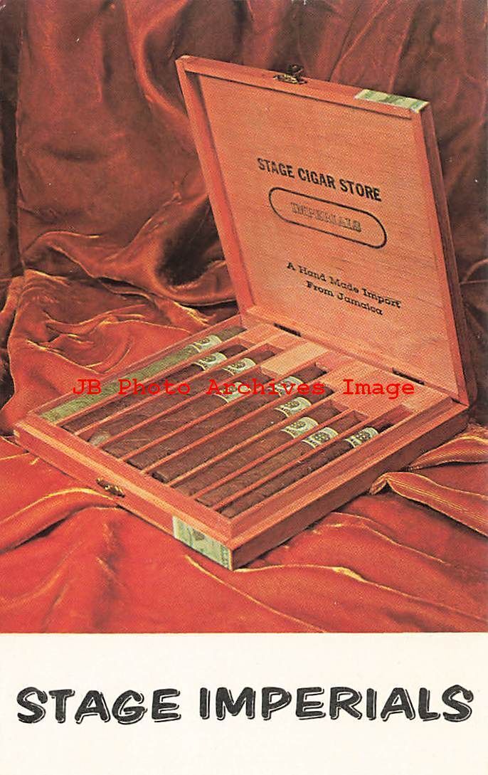 Advertising Card, Stage Cigar Store Stage Imperials Promo, New York ...
