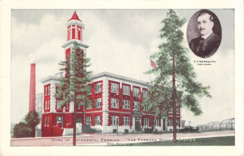 Vintage 1920s Postcard Home of Successful Farming Des Moines IA ...