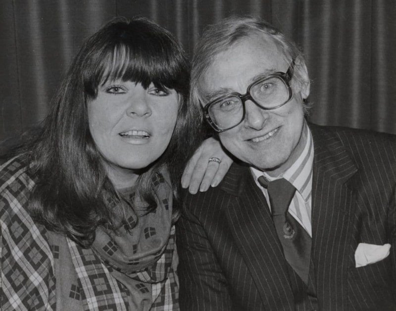 Spike Milligan of The Goons & Wife Shelagh 1986 TV Times Press Photo ...