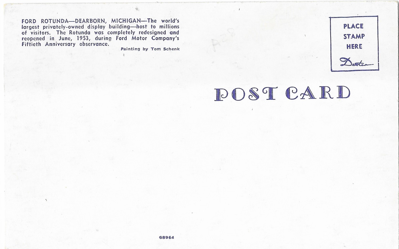 Ford Rotunda Display Building Dearborn Michigan Built 1953 | United ...