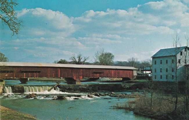 Bridgeton Covered Bridge and Mill - Parke County, Indiana | United ...