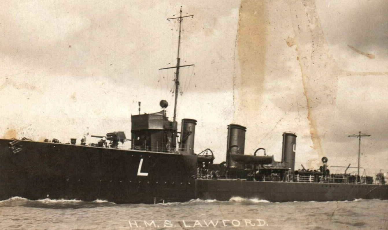 RPPC Photo British Royal Navy WWI HMS Lawford | Other / Unsorted ...