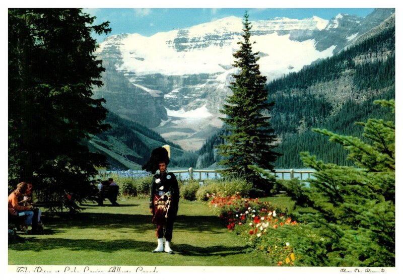 Piper Lake Louise Scottish Splendour Canadian Rockies Chrome Canada ...