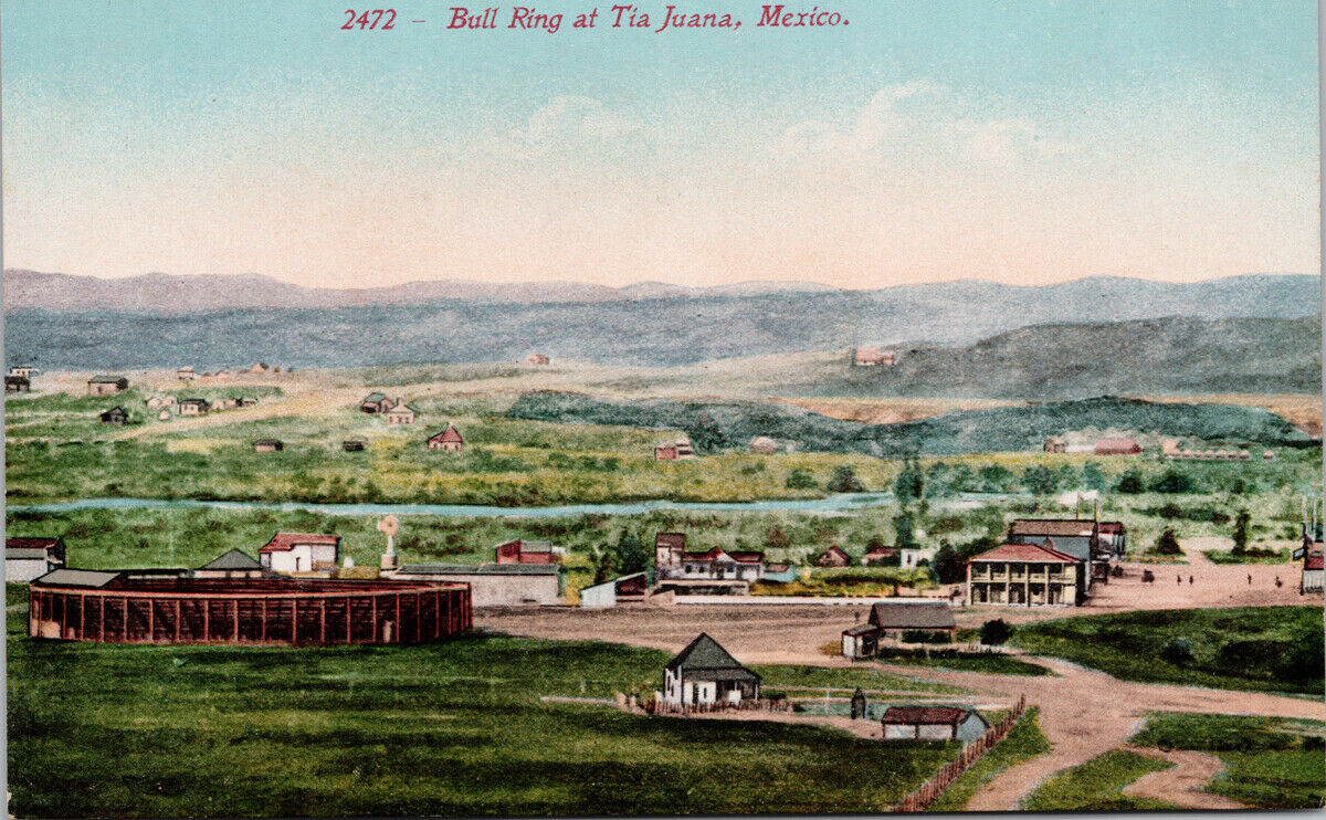 Bull Ring at Tia Juana Tijuana Mexico Unused Mitchell Postcard G15 ...