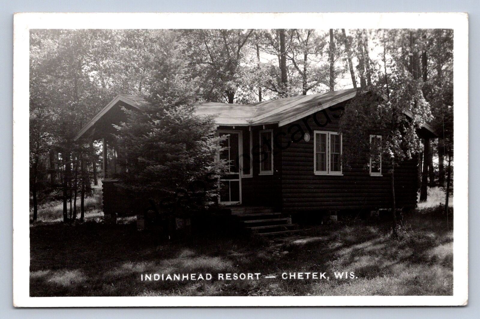 K9/ Chetek Wisconsin RPPC Postcard c1940-50s Indianhead Resort 345 ...