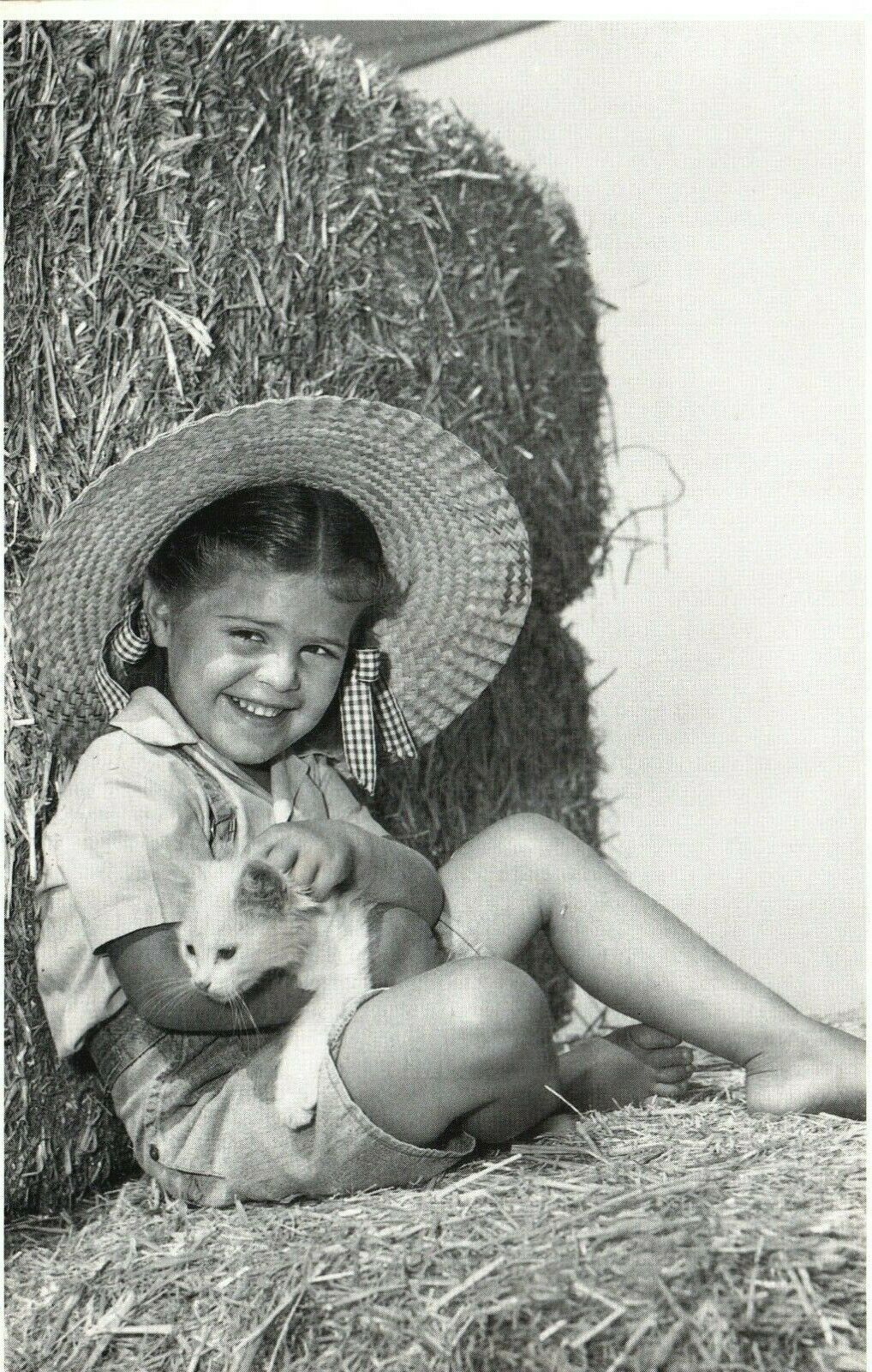 Vintage Postcard The North Shore Animal League Little Girl with Small ...