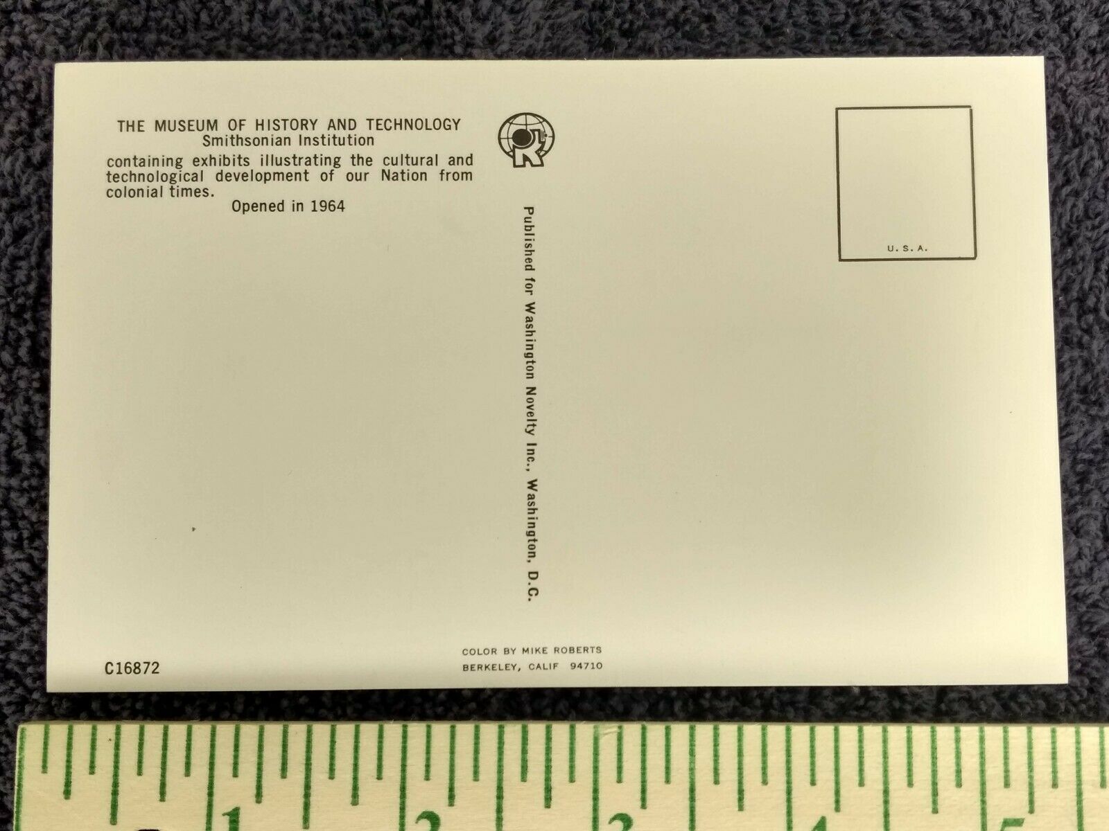 Postcard The Museum Of History And Technology - Smithsonian Institution ...