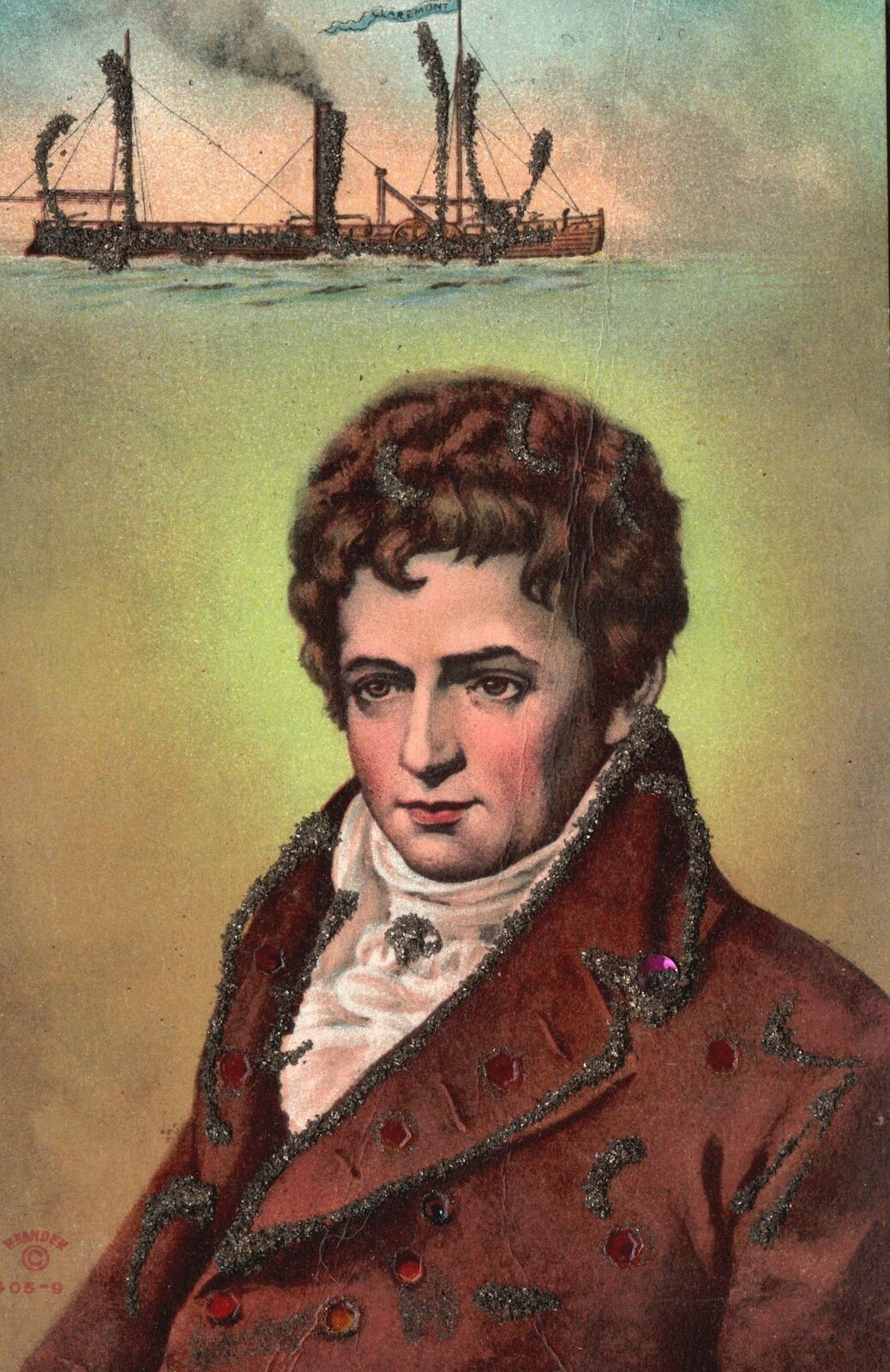 Vintage Postcard 1910's Sketch Of A Gentleman Of The Old Colonial Days ...