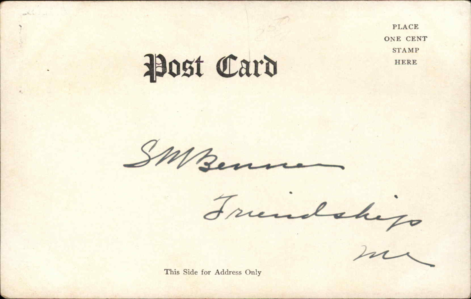 Woman Man Hug Body Humor Comic Big Woman Small Man Odd Couple c1900s ...