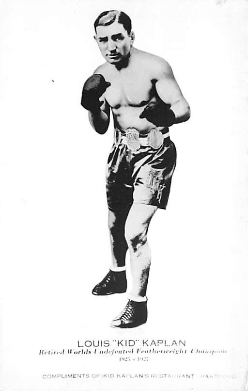 Louis Kid Kaplan Boxing Unused | Topics - Sports - Boxing, Postcard ...