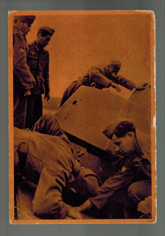 Mint WW2 Germany Spain Blue Division Soldiers Inspecting Russian Tank ...