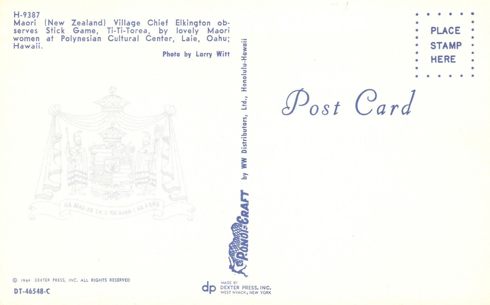 Vintage Postcard Women Polynesian Cultural Center Lovely Maori Laie ...