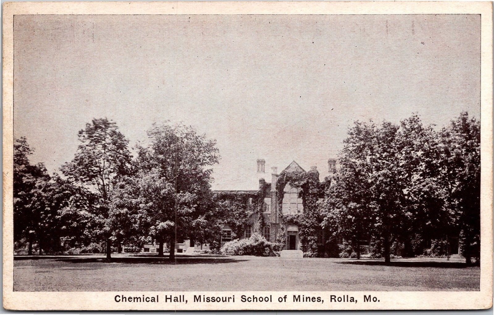 Chemical Hall, Missouri School of Mines Rolla UMR Vintage Postcard M01 ...
