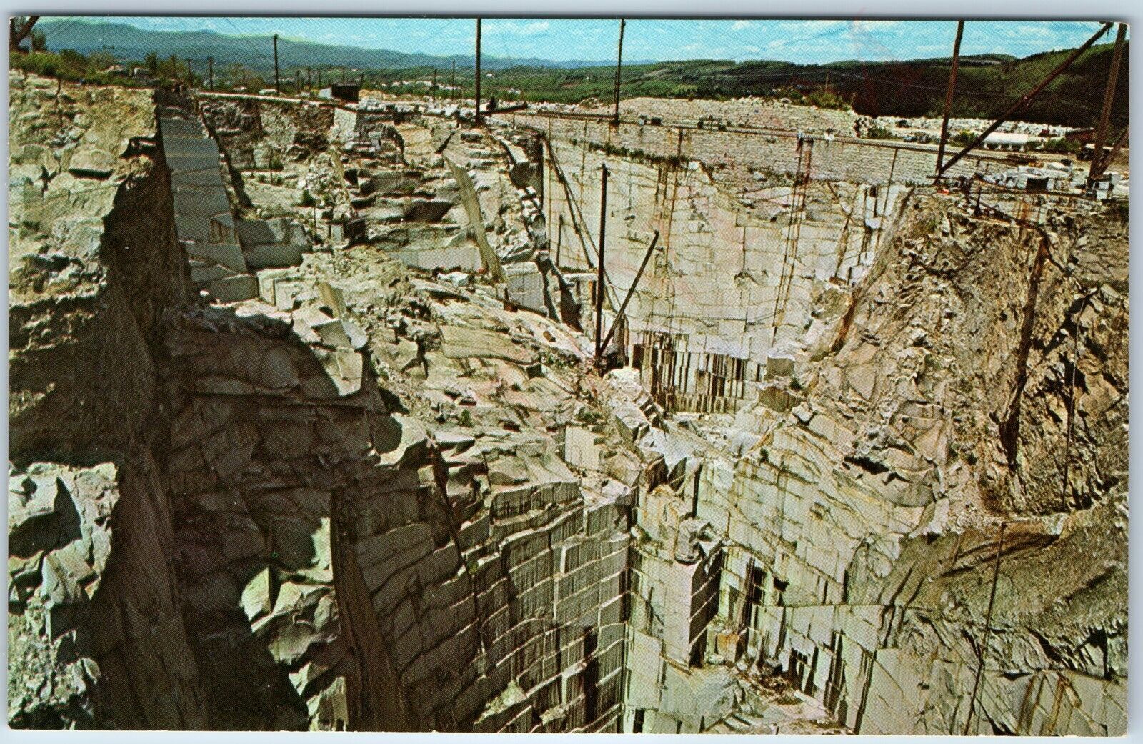 c1950s Barre, VT Wells-Lamson Granite Quarry - Industrial Occupational ...