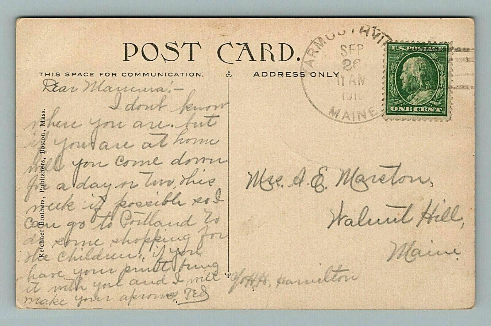 1910s Future Inventions Zeppelin Blimp Flying Machine Boston Copley Sq ...