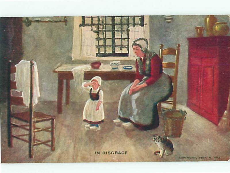 Tinseled Glitter In Disgrace art Painting Art Mother Little Postcard ...