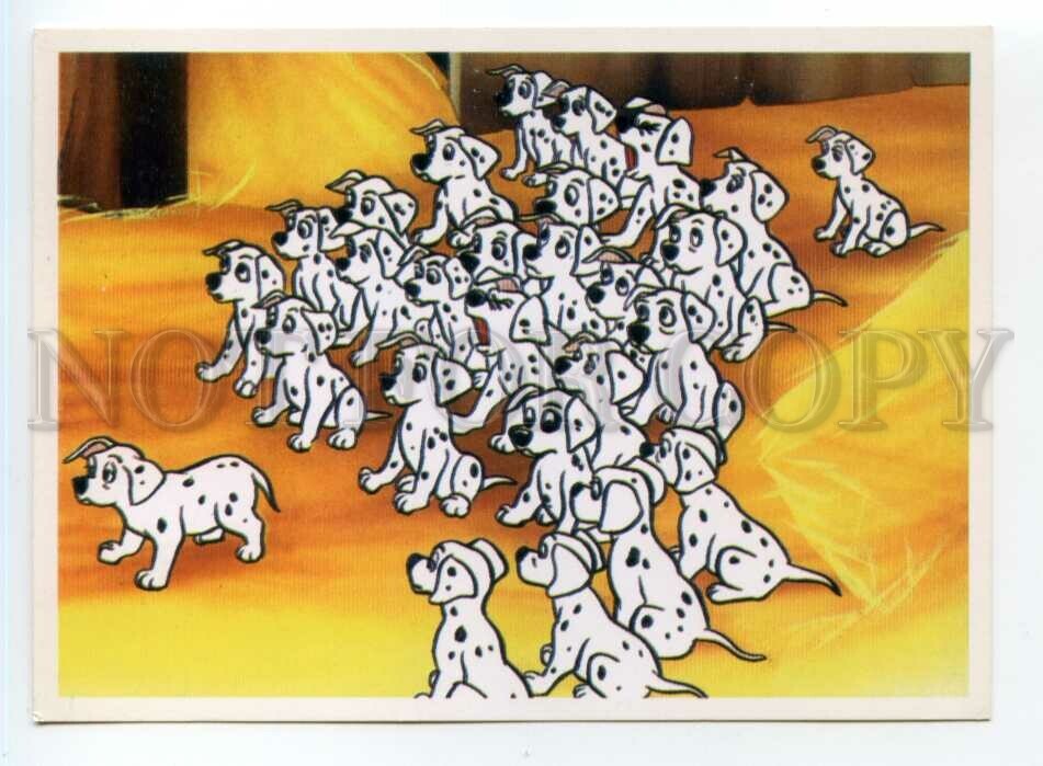 491256 Walt DISNEY One Hundred & One Dalmatians Puppy animated comedy ...
