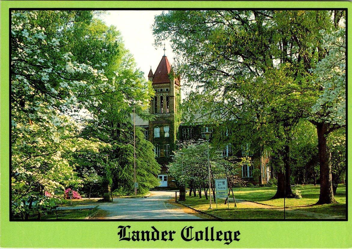 Greenwood, SC South Carolina LANDER COLLEGE Campus View 4X6 Postcard ...