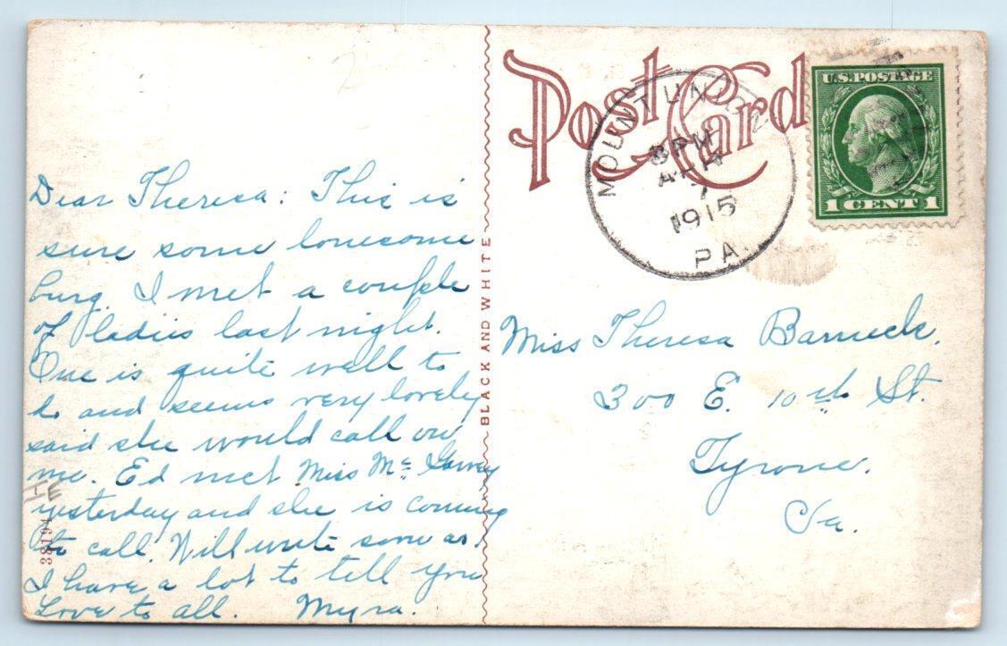 MOUNT UNION, PA ~ Pennsylvania RAILROAD DEPOT 1915 Huntingdon County ...