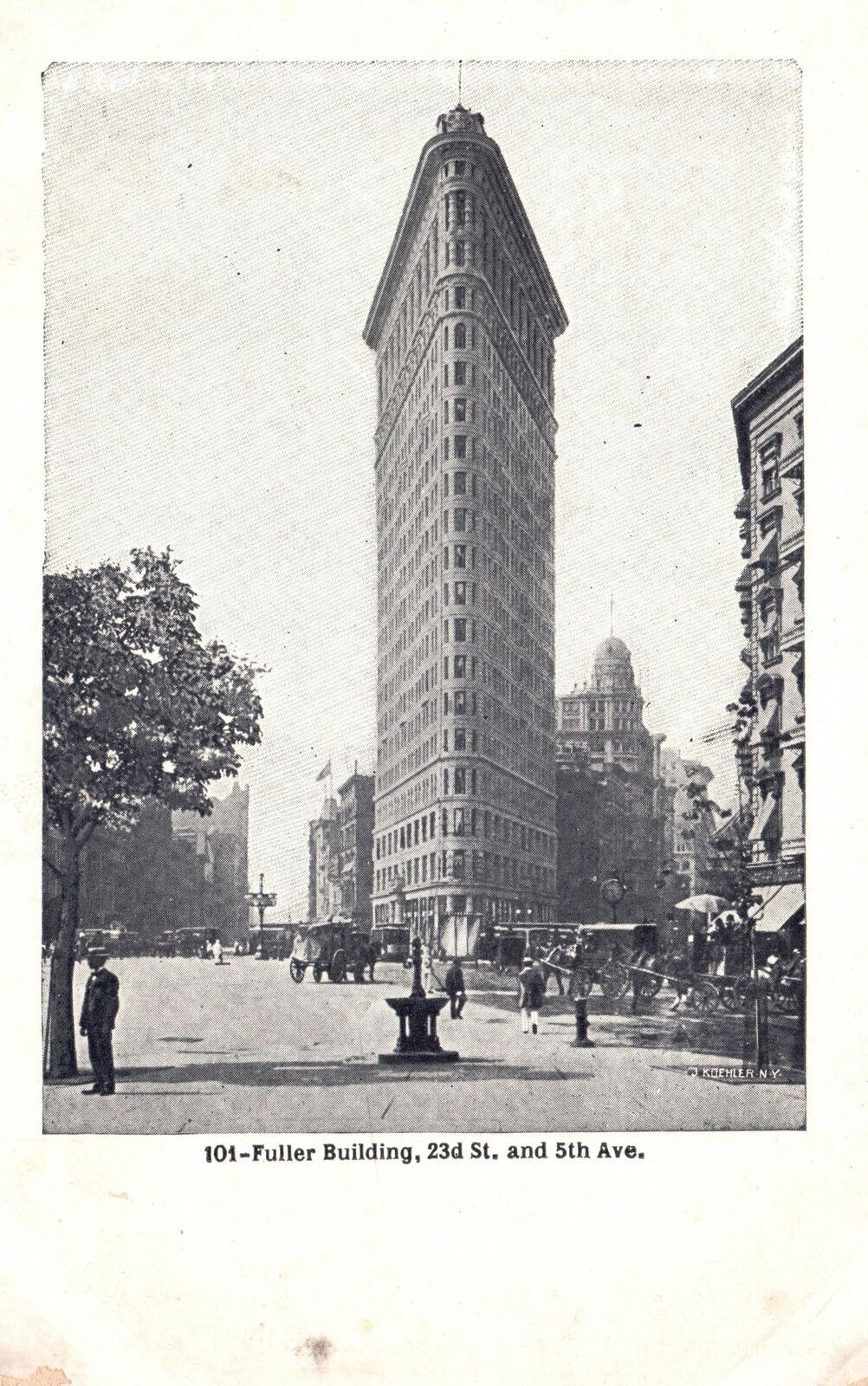 Vintage Postcard Fuller Building 23rd & 5th Ave. Midtown Manhattan New ...