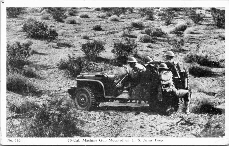 30 Cal Machine GUn Rat Patrol U.S Army Peep V for Victory - A18 ...