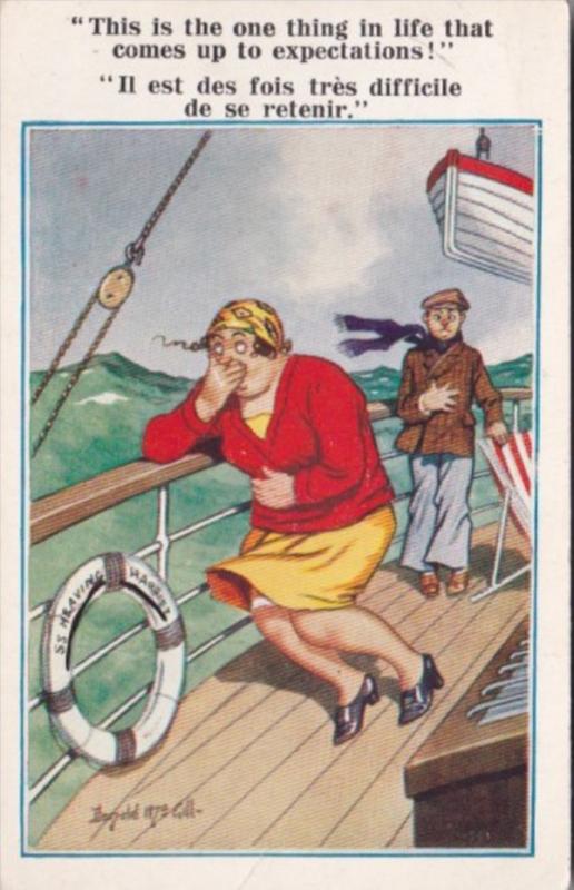 Humour Couple Getting Sick On Ship S S Heaving Harriet | Topics ...