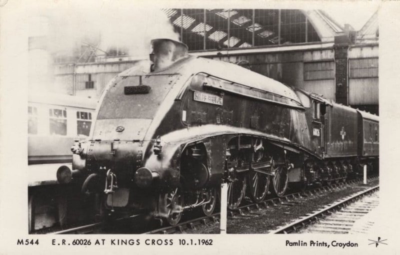 LNER A4 4-6-2 60026 at Kings Cross Station Train Postcard | Topics ...
