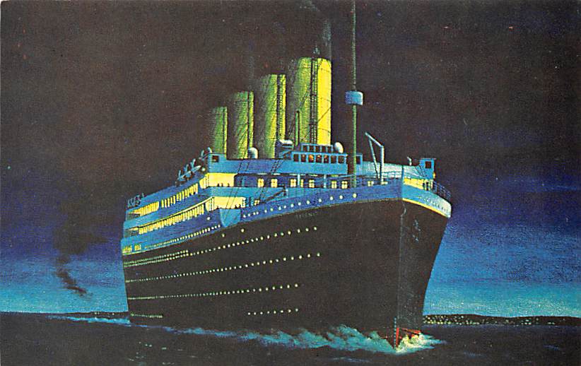 R.M.S. Titanic White Star Line Modern White Star Line Ship Steamer ...