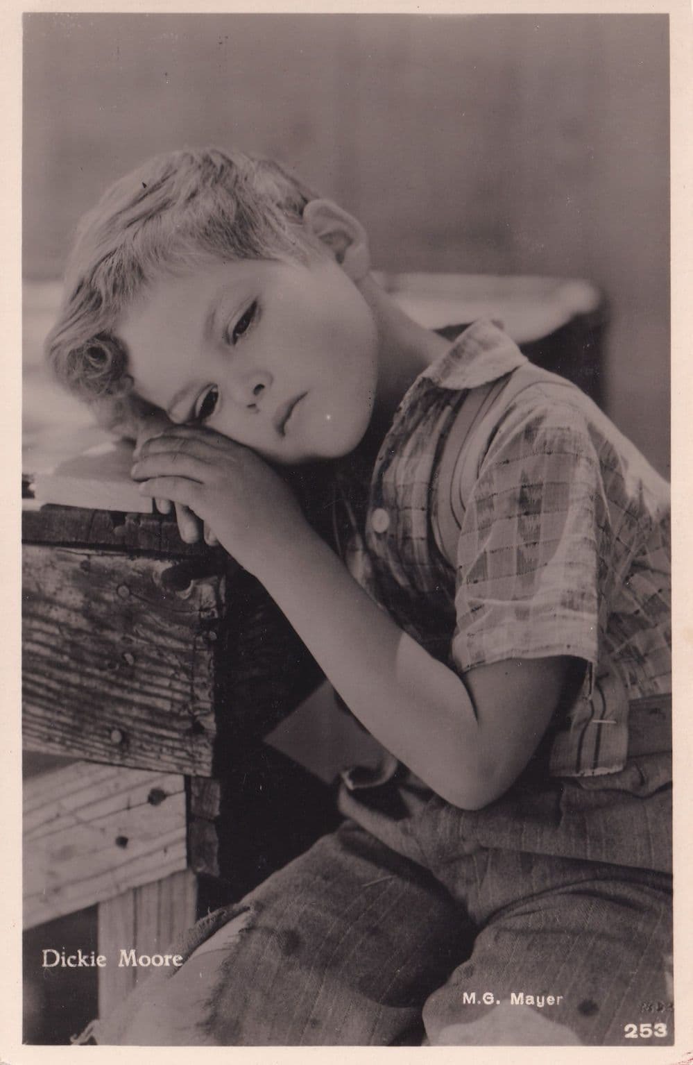 Dickie Moore MGM Real Photo Child Movie Star RPC Postcard | Topics ...