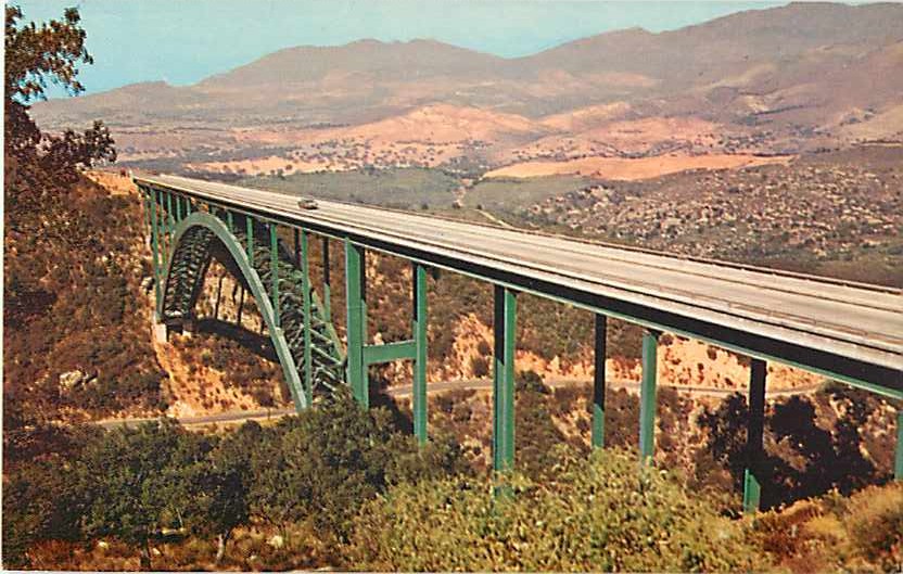 Cold Springs Canyon Bridge San Marcos Pass California CA | United ...
