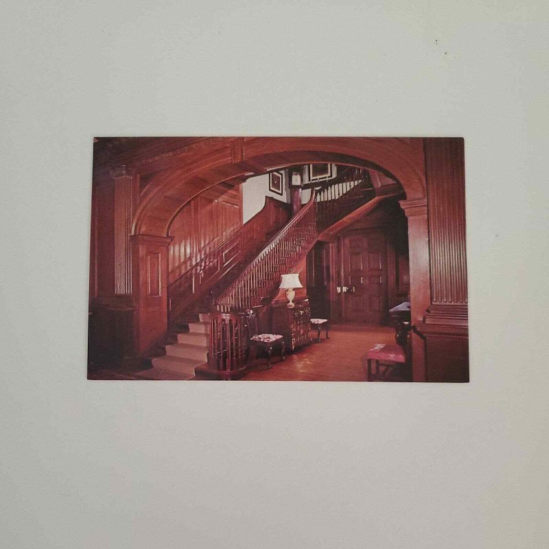 Stairway Great Hall Carters Grover Williamsburg VA Postcard | United ...