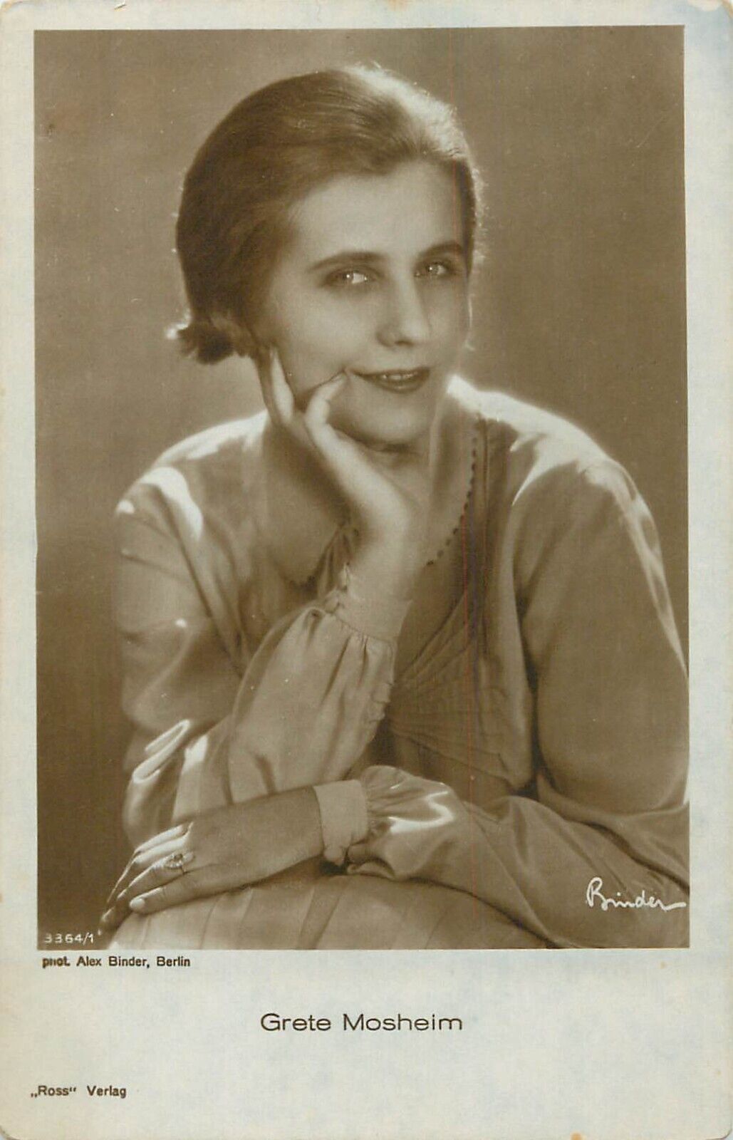 Cinema film star actress Grete Mosheim | Other / Unsorted, Postcard ...