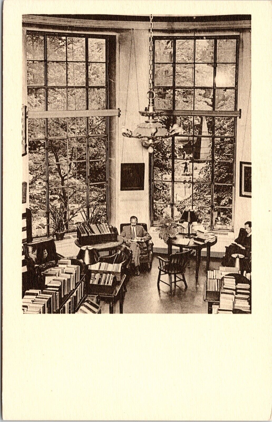 Boston Athenaeum First Floor Granary Burying Ground Antique Postcard ...