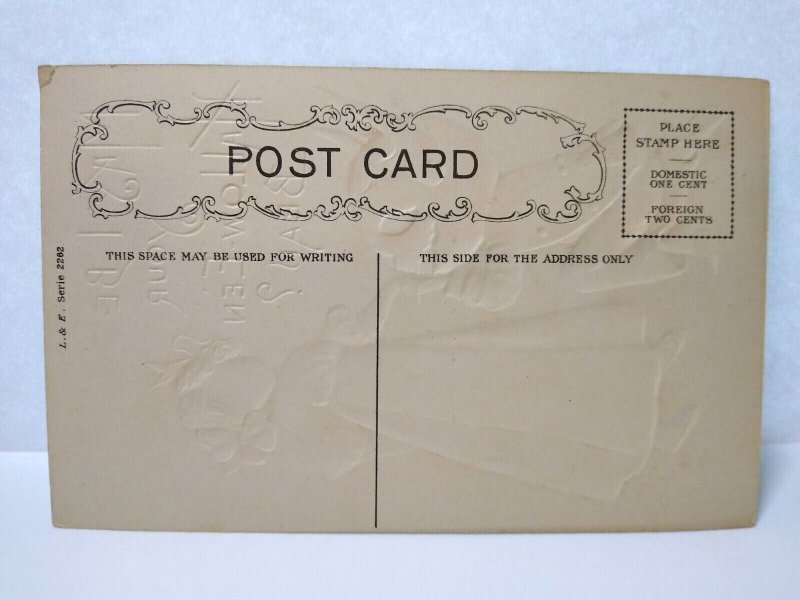 Halloween Postcard HBG Signed HB Griggs Beau Goblin With Horns Fantasy ...