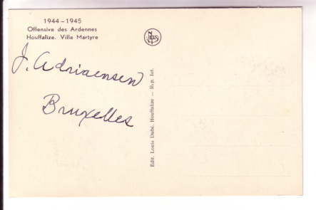 WWII Ruins, Station St, Bridge Houffalize, Belgium, 1944-1945 Offensive ...