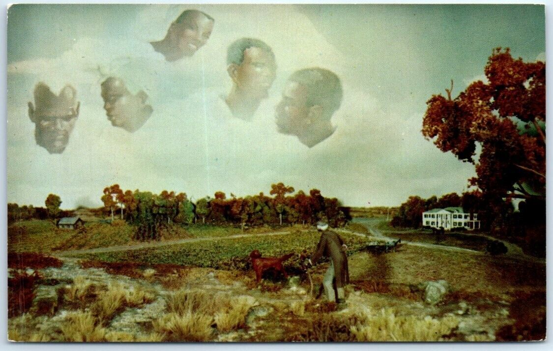 Postcard - "Old Black Joe" Diorama, Stephen Foster Memorial - White ...