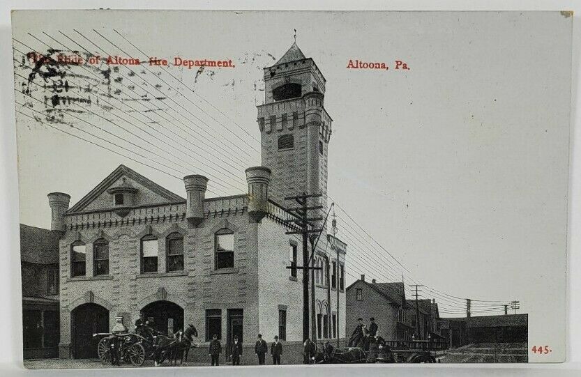 Altoona Pa Pride of Altoona The Fire Department 1908 to Hanover ...