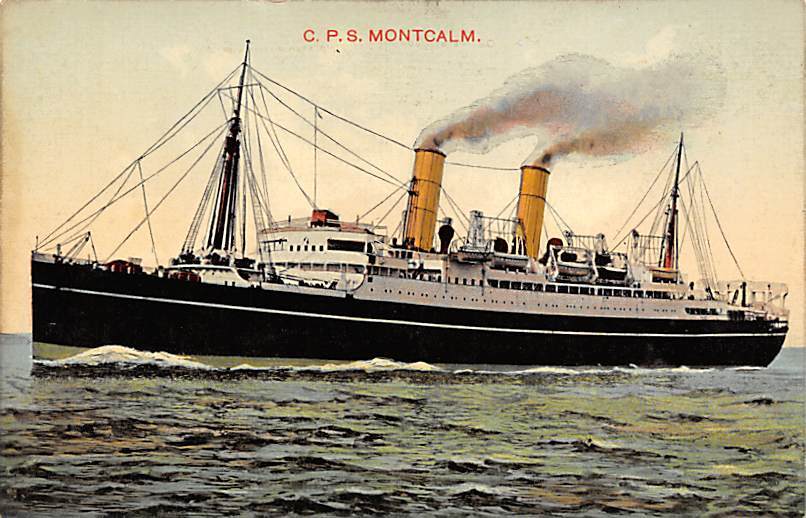 CPS Montclam Canadian Pacific Ship Writing on back | Topics - Other ...