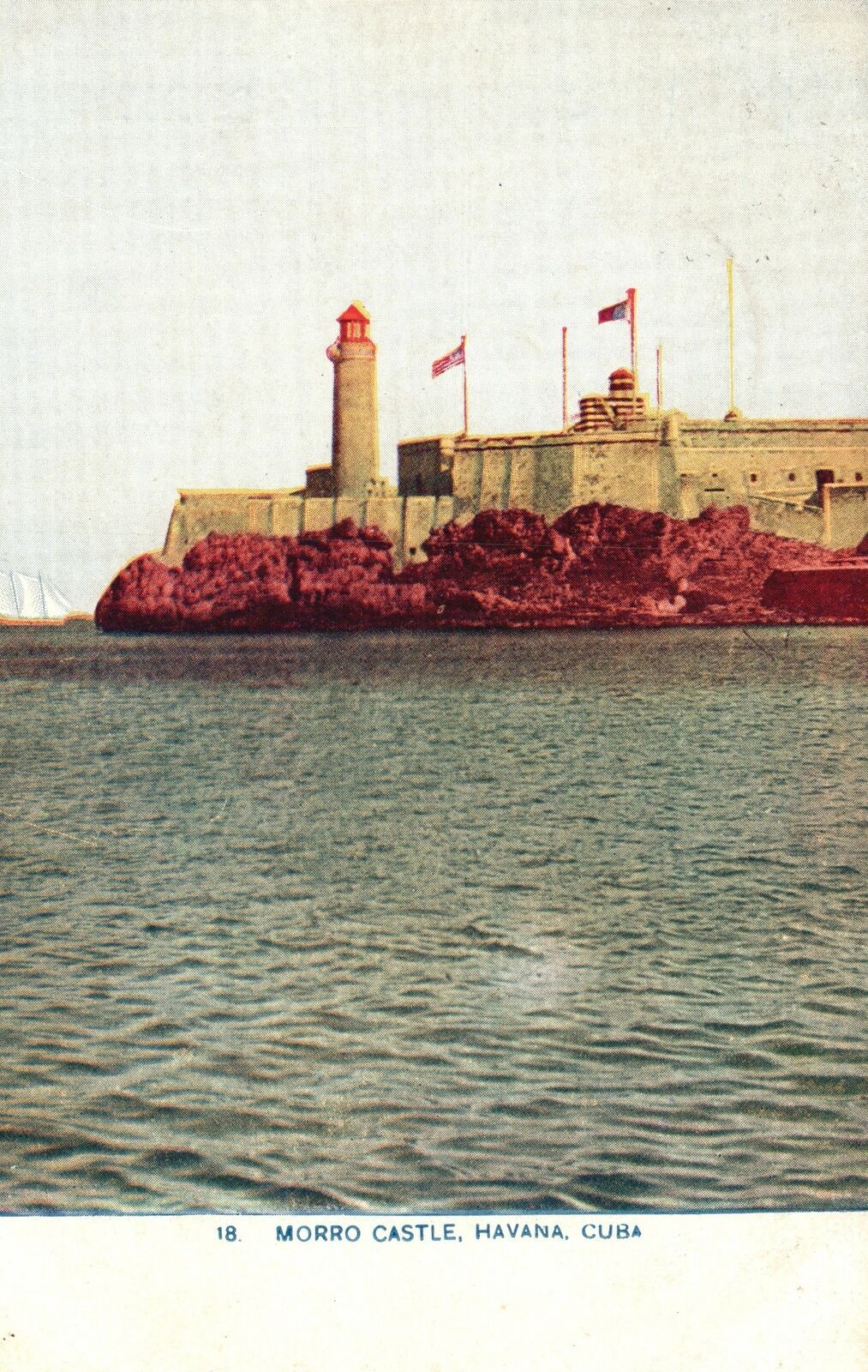 Vintage Postcard 1909 Morro Castle Fortress Historic Landmark Havana ...