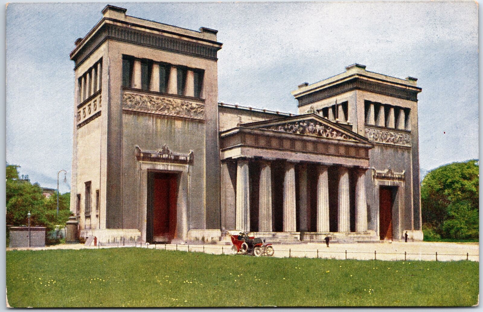 Vintage Postcard the Propylaean Greek Gate at Konigsplatz Munich ...