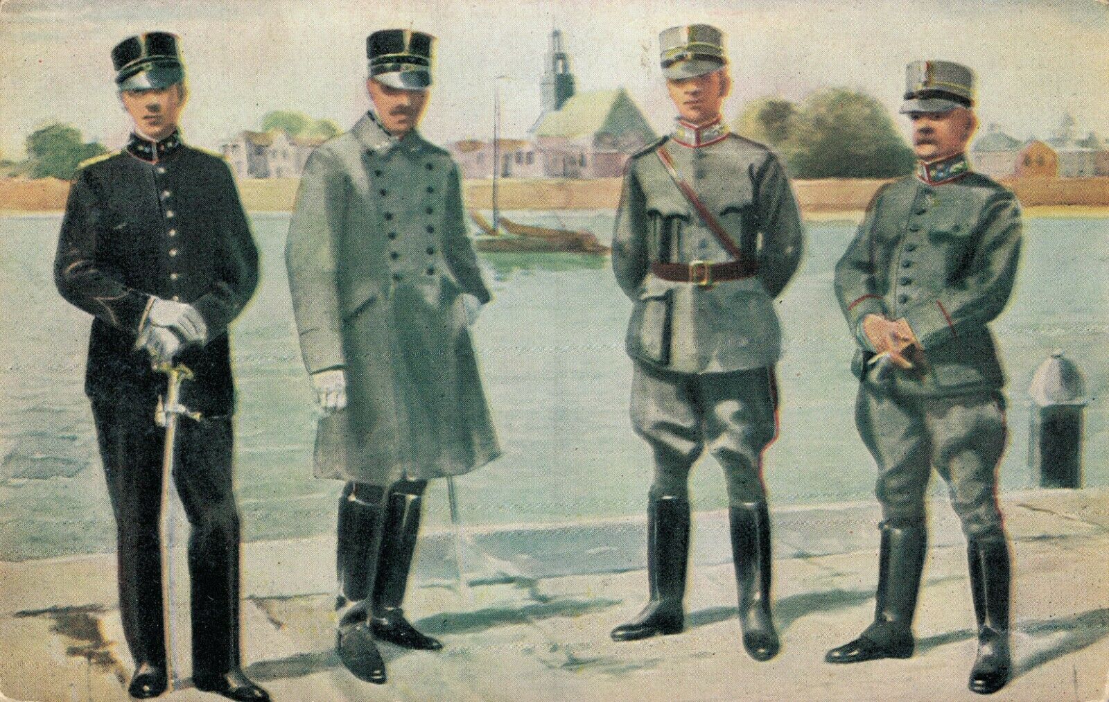 Military - Kapitein van het Korps Pontonniers en Torpedisten en ...